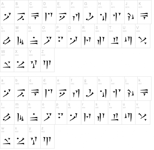 Dovahkiin Font Dovahkiin Translator Upfonts